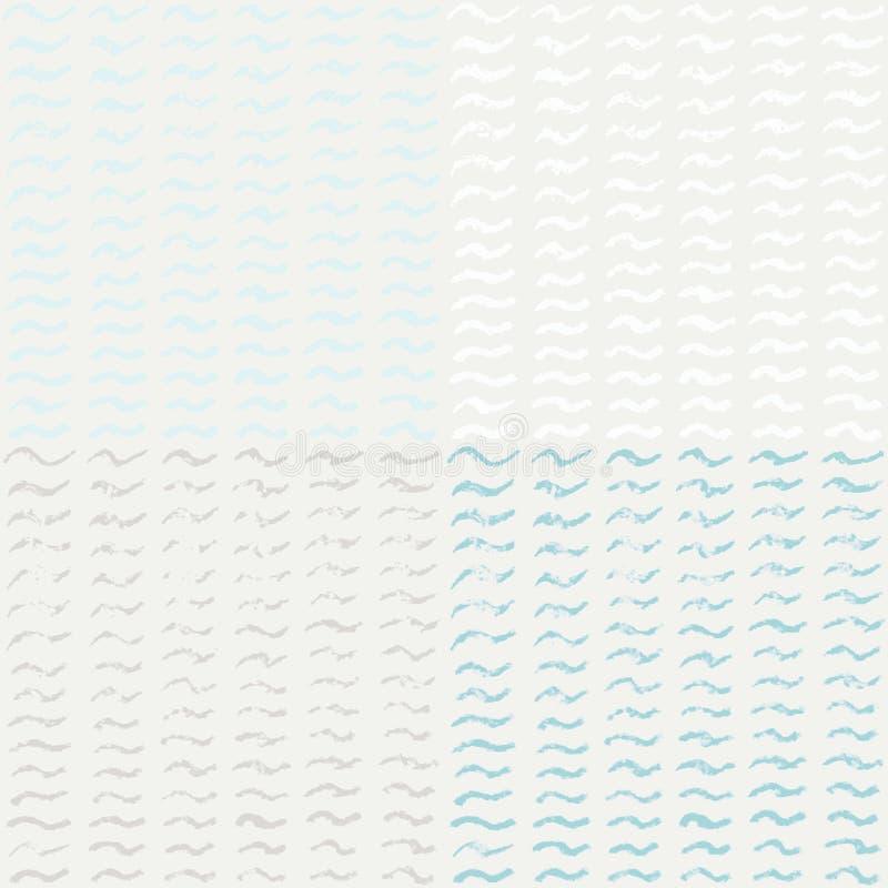 Abstract Seamless Grey Pattern with Hand Drawn Waves for Wrapping Paper ...