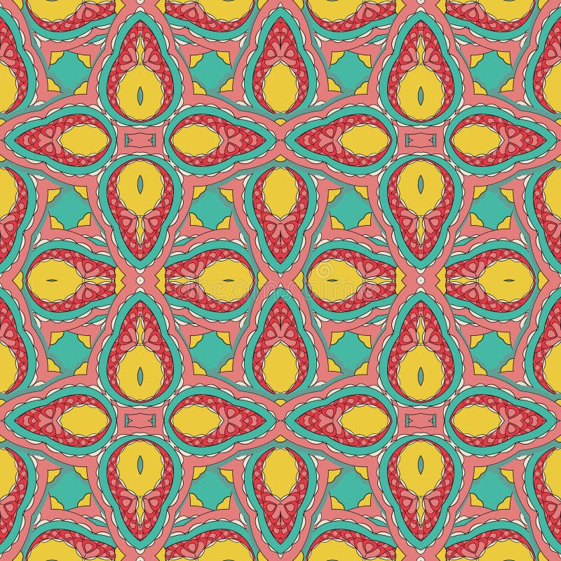 Abstract Seamless Hand-drawn Pattern. Stock Vector - Illustration of ...