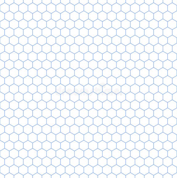 Abstract Seamless Hexagons Pattern. Geometric Honeycomb Texture Stock Vector - Illustration of ...