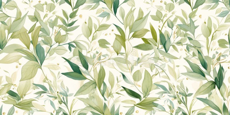 Abstract Seamless Leaf Texture, Nature Background, Tropical Leaf. Stock ...