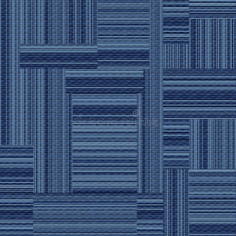 Abstract Seamless Linear Blue Background. High Saturated Stock Vector ...