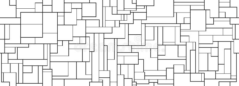 Abstract Seamless Linear Pattern. Geometric Shapes for Textiles ...