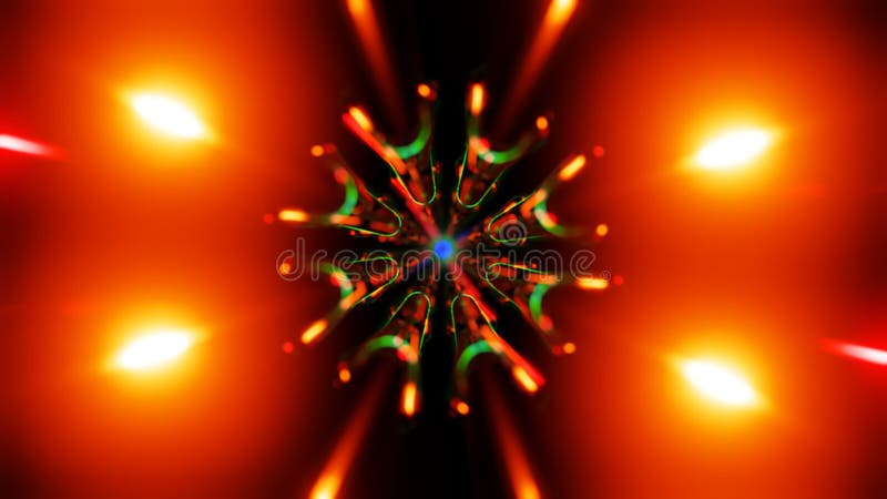 Abstract Seamless Loop with Evolving Strobe Lights and Geometric Transitions Stock Footage ...