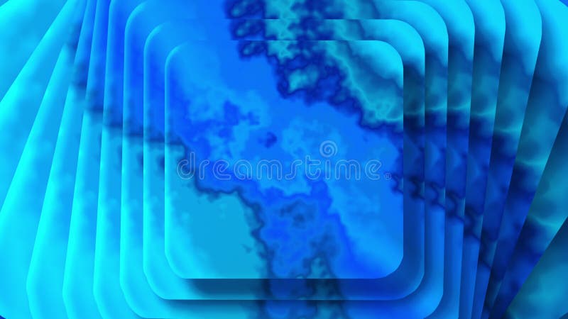 Pattern of Blue Marble Rectangle Swirl Rotate. Glowing Metal Rings ...
