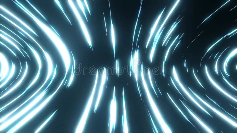 Abstract Seamless Looping Animation of Bright Light Lines. Animated ...