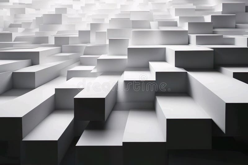 Abstract Seamless Monochrome Horizontal Texture Layered Background from ...