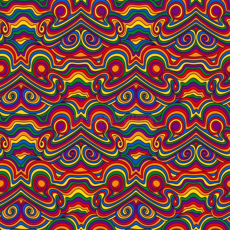 Abstract Seamless Multicolor Pattern Stock Vector - Illustration of ...