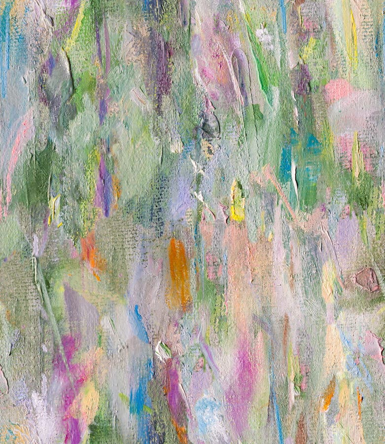 Abstract Seamless Oil Paint Pattern Stock Illustration - Illustration ...