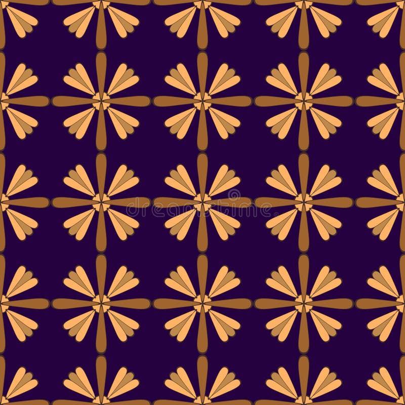 Abstract Seamless Ornament Pattern. Stock Vector - Illustration of ...