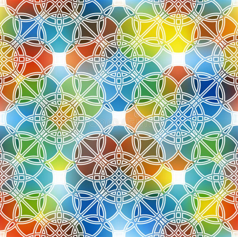 Abstract Seamless Ornament Pattern Vector Illustration Stock Vector ...