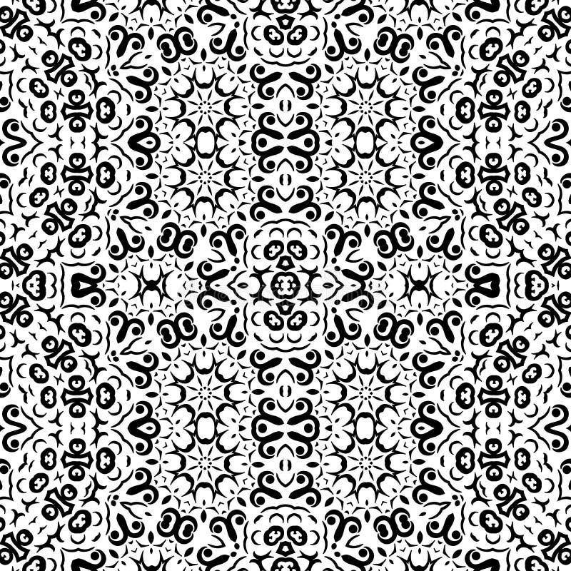 Abstract Seamless Outline Pattern Stock Vector - Illustration of ...