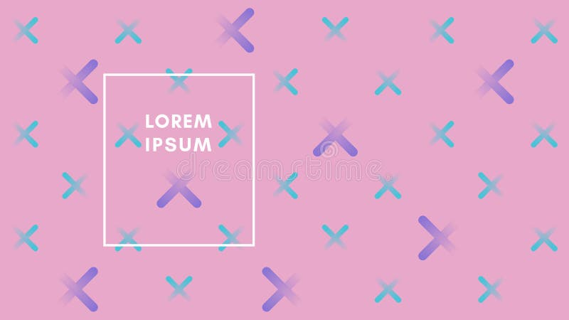 Abstract Seamless Pastel Color Cross Pattern. Vector Template with ...