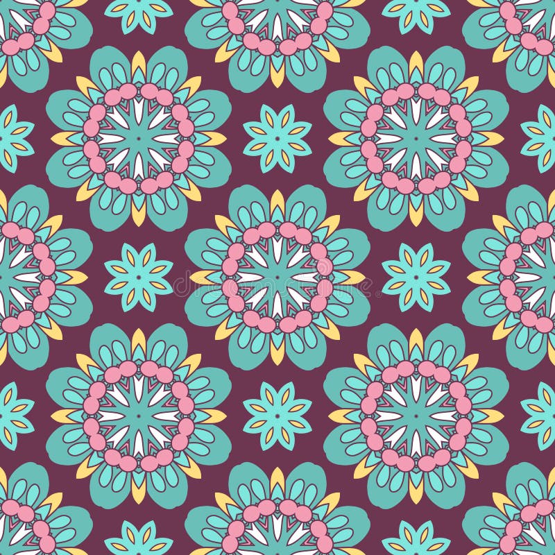 Abstract seamless pattern stock vector. Illustration of doodle - 103827356