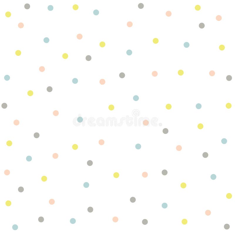Peach Polka Dot Wallpaper Stock Illustrations – 191 Peach Polka Dot ...