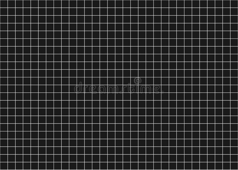 Abstract Seamless Pattern of Black and White Line Square Art Stock ...