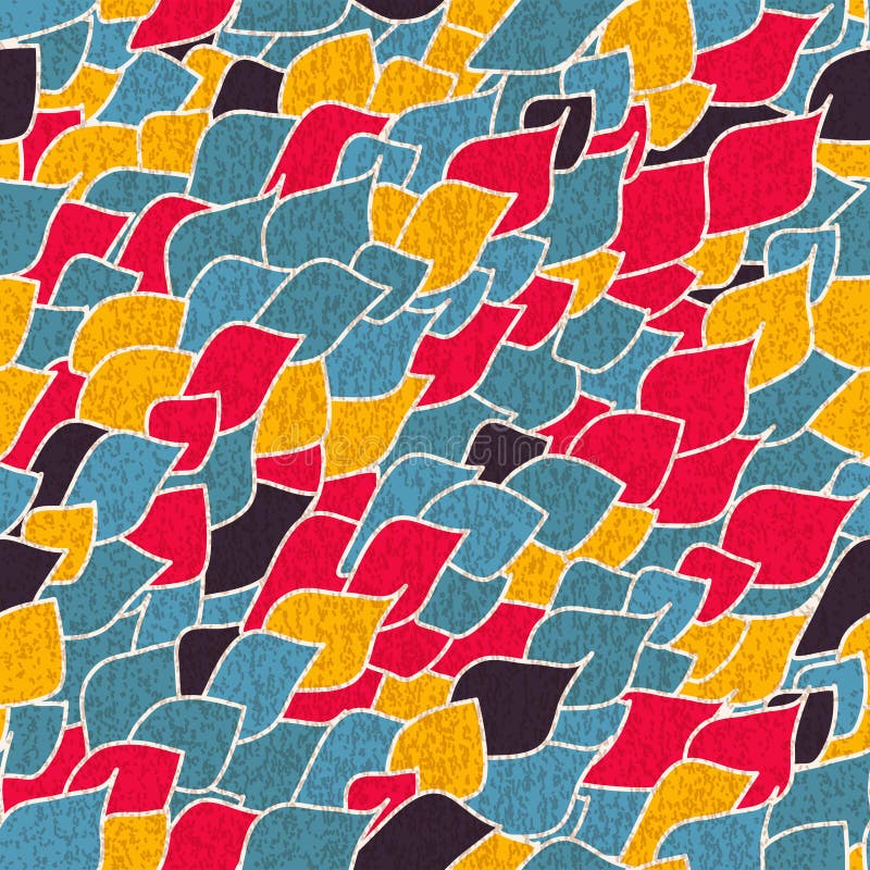 Retro 80s Seamless Pattern Background Stock Vector - Illustration of ...