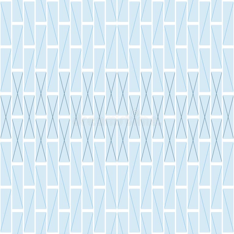 Abstract Seamless Pattern of Blue Rectangular Tiles Stock Vector ...