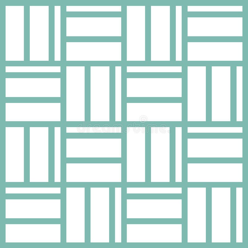 Abstract Seamless Pattern with Blue Squares. Vector. Stock Vector ...