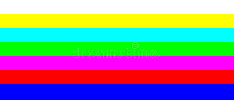 Bold Horizontal Stripes in Primary Colors Stock Vector - Illustration ...