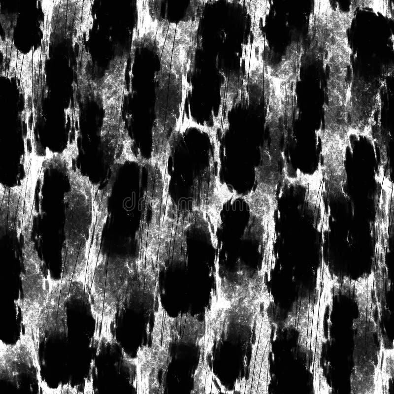 Abstract Seamless Pattern with Brush Strokes, Paint Splashes and ...