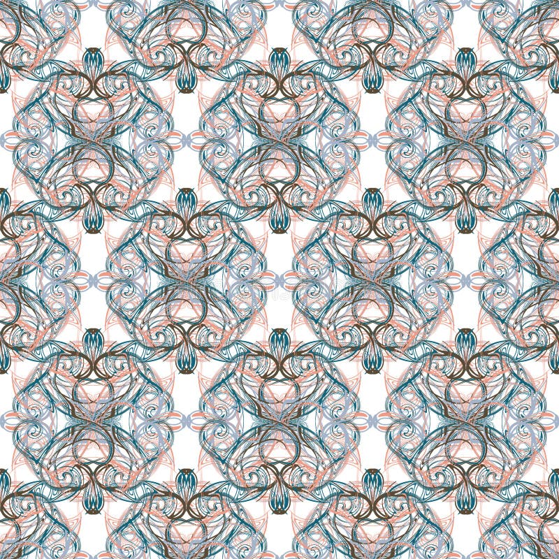 Abstract seamless pattern stock vector. Illustration of digital - 66423950