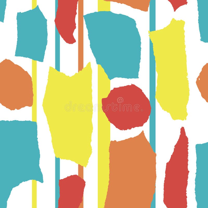 Abstract Seamless Pattern Collage. Modern Creative Style. Texture ...
