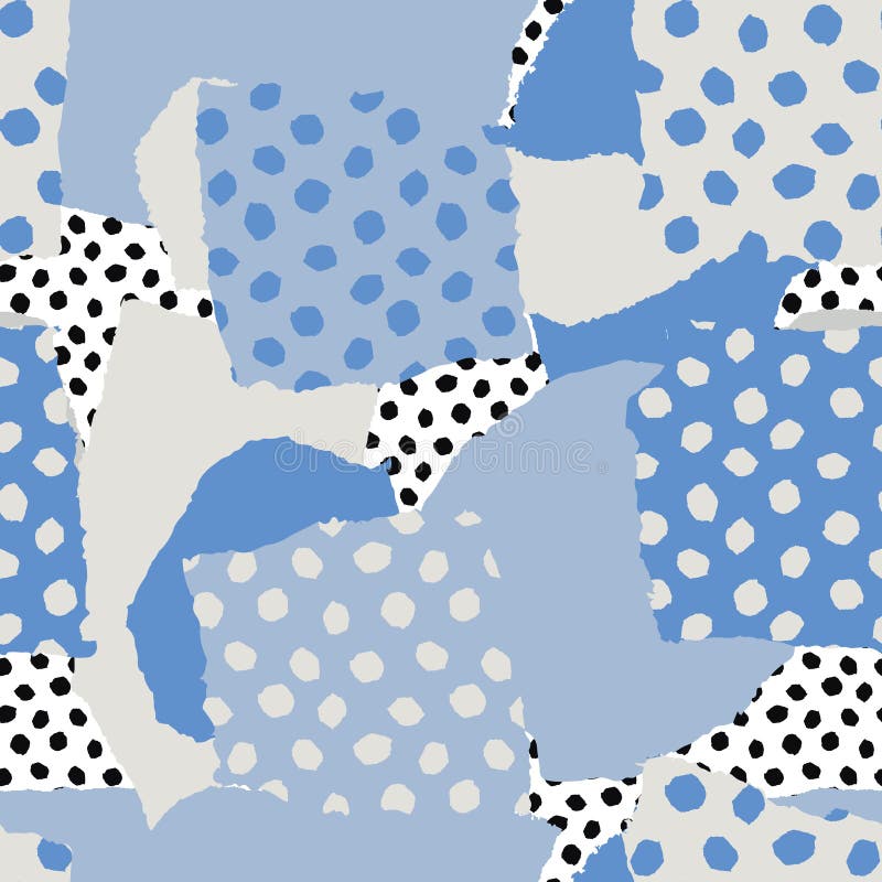 Abstract Seamless Pattern Collage. Modern Creative Style. Texture ...