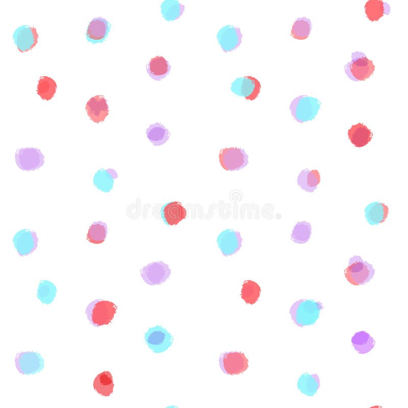 Abstract Seamless Pattern with Color Spots Stock Vector - Illustration ...