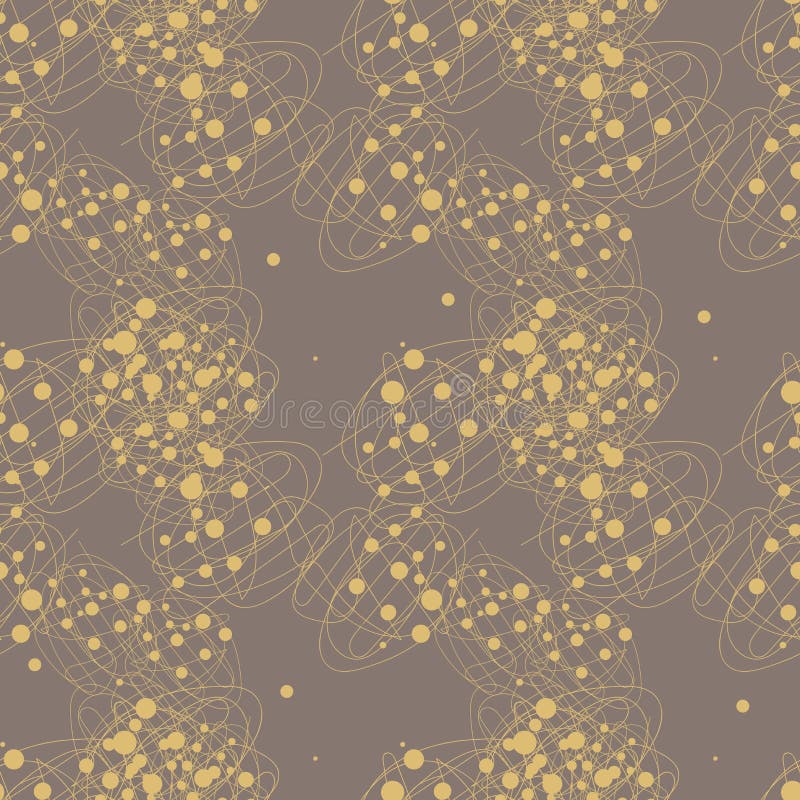 Colorful Abstract Seamless Pattern with Matted Thin Lines and Dots ...