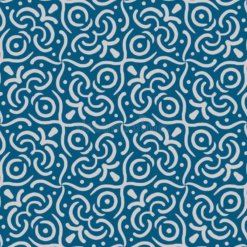 Abstract Pattern with Curvy Lines. Stock Illustration - Illustration of ...