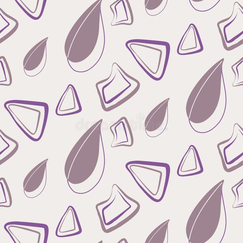 Abstract Seamless Pattern with Decorative Elements. Stock Vector ...