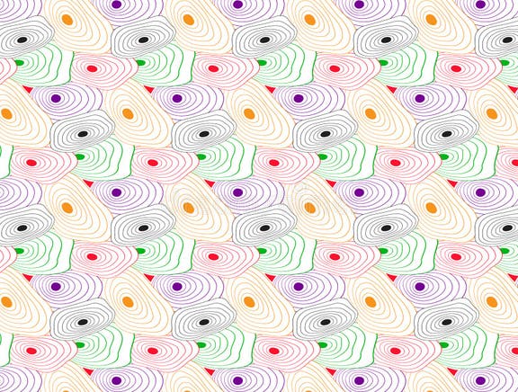 Abstract Seamless Pattern Design with Different Shapes for Varieties of ...