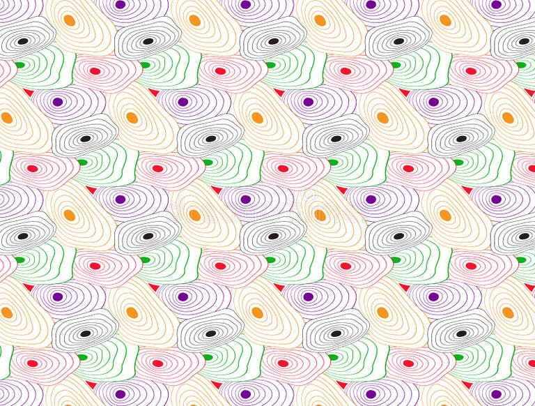Abstract Seamless Pattern Design with Different Shapes for Varieties of ...