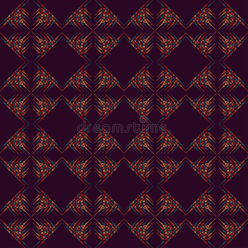 Abstract Seamless Pattern Design Stock Vector - Illustration of floor ...