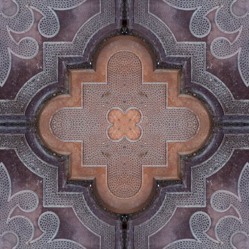 Seamless Pattern with Old Road or Wall Tile Stock Image - Image of ...