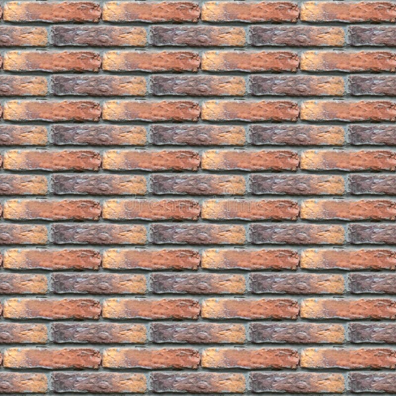 Seamless Photo Texture of Building Wall from Bright Bricks Stock Image ...