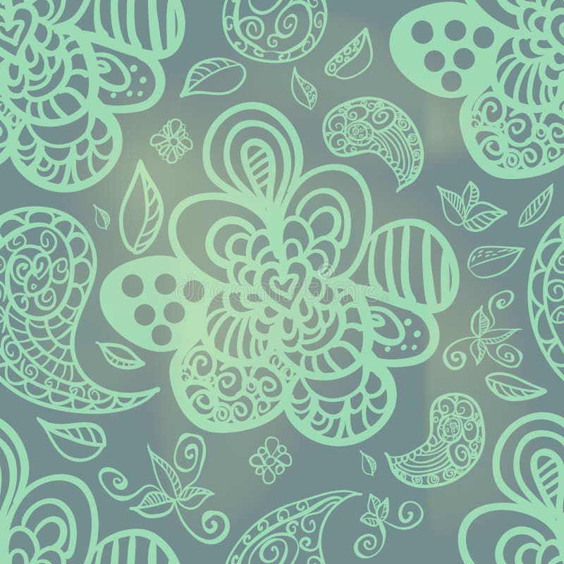 Abstract seamless pattern stock vector. Illustration of romantic - 41049932