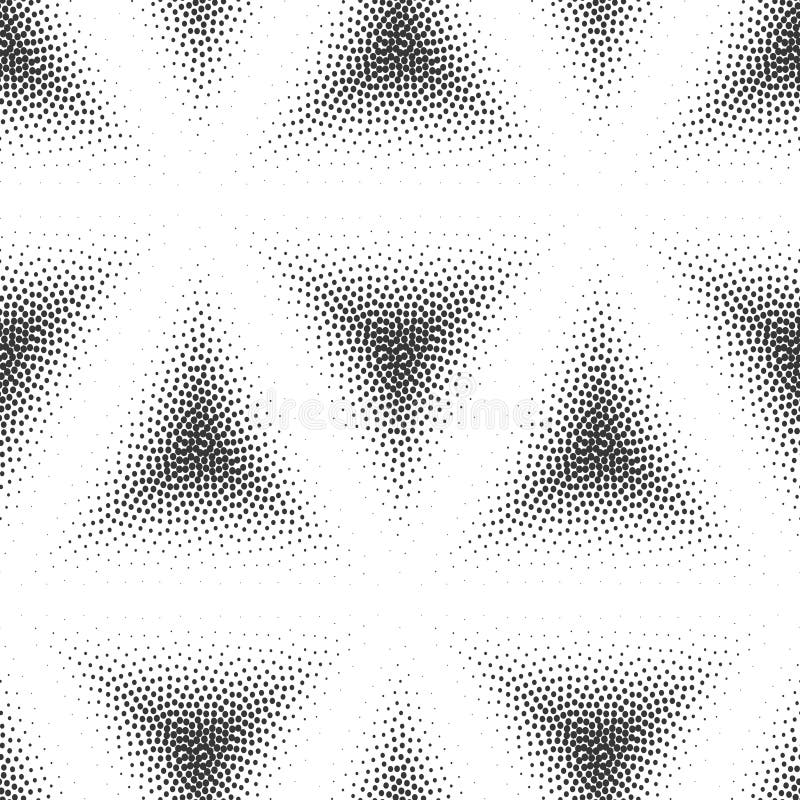 Abstract Seamless Pattern of Dots. the Illusion of Volumetric Figures ...