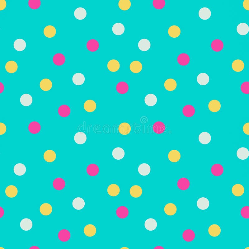 Abstract Seamless Pattern with Dots Stock Illustration - Illustration ...