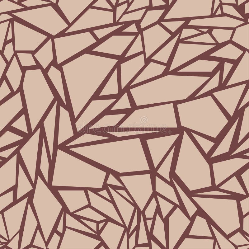 Abstract Seamless Pattern. the Effect of Broken Glass Stock Vector ...