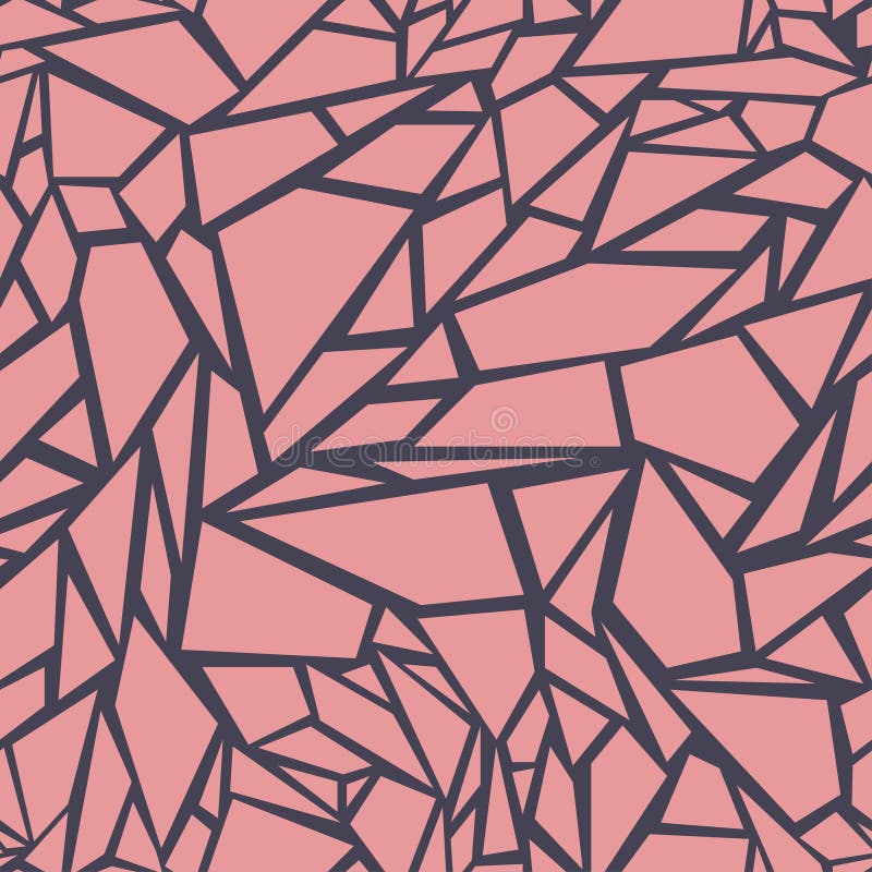 Abstract Seamless Pattern. the Effect of Broken Glass Stock Vector ...