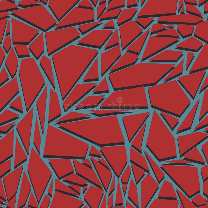 Abstract Seamless Pattern. the Effect of Broken Glass Stock Vector ...