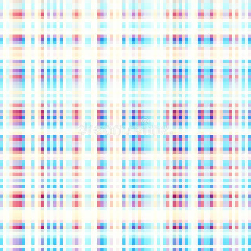 Abstract Seamless Pattern. Futuristic Blur Plaid. Stock Vector ...
