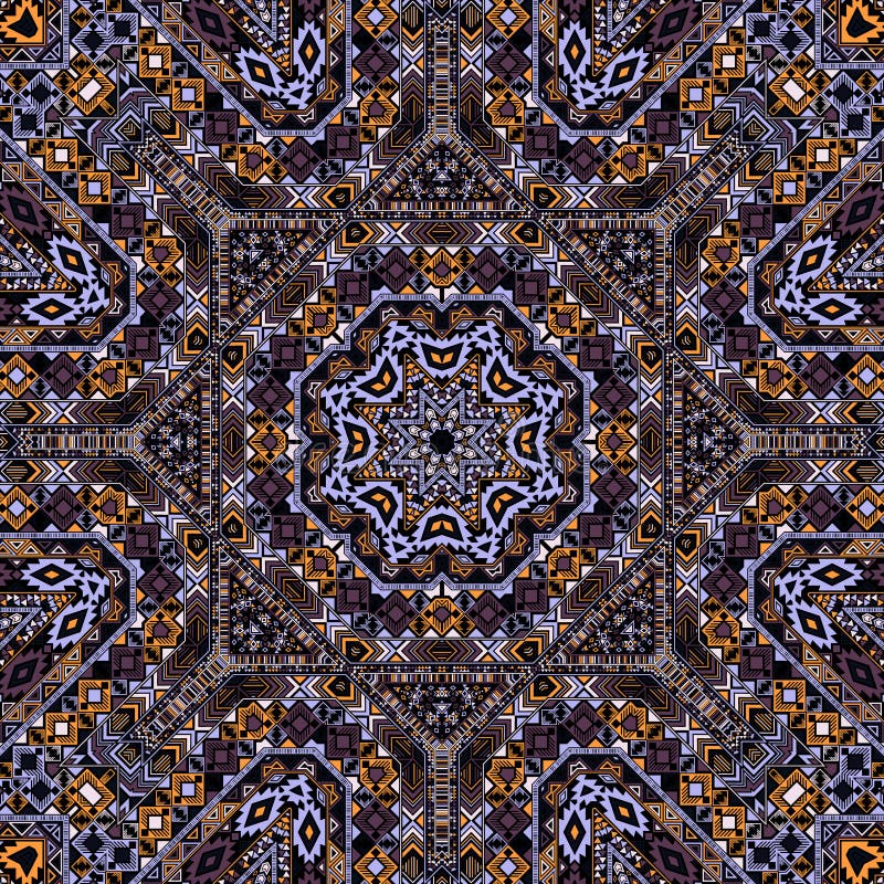 Abstract Seamless Pattern with Geometric Elements Structure Stock ...