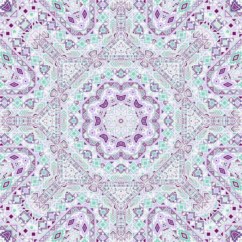 Abstract Seamless Pattern with Geometric Elements Structure Stock ...