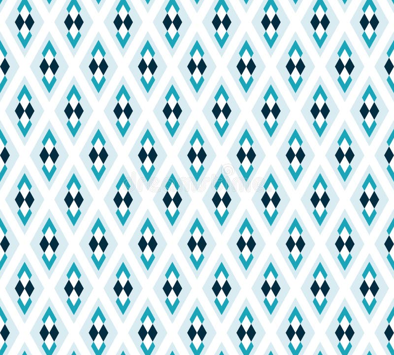 Abstract Seamless Pattern of Geometric Shapes. Diagonal Movement Stock ...