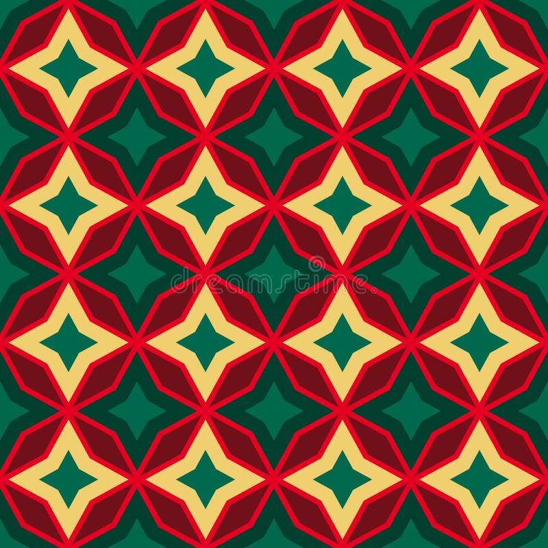 Abstract Seamless Pattern. Geometric Shapes, Repeating Shapes Stock ...