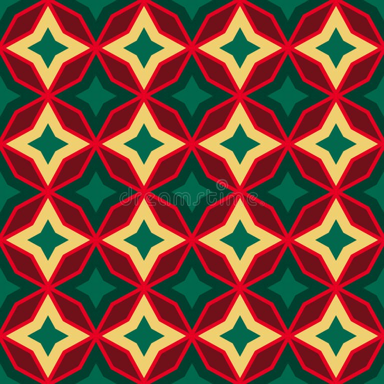 Abstract Seamless Pattern. Geometric Shapes, Repeating Shapes Stock ...