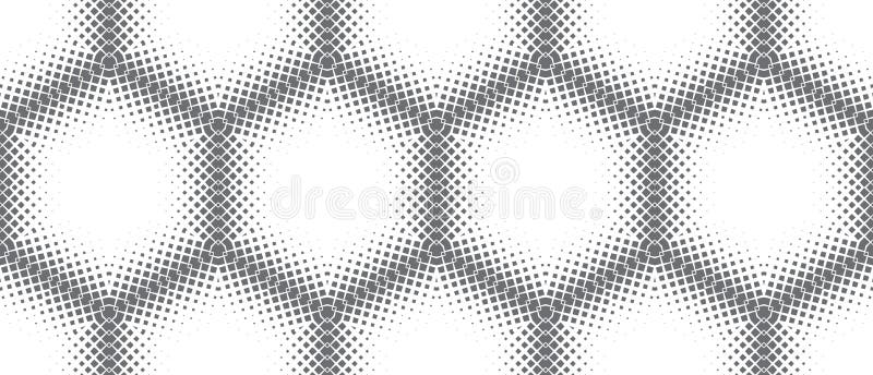 Abstract Seamless Pattern of Geometric Shapes. Stars in a Hexagonal ...