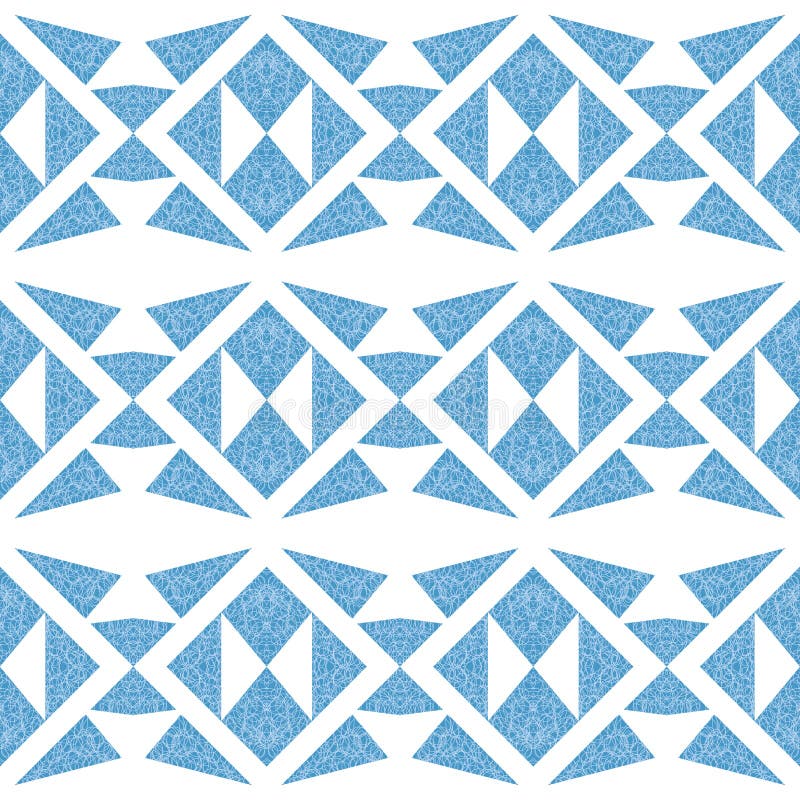 Abstract Seamless Pattern Of Geometric Shapes Texture Of A Set Of